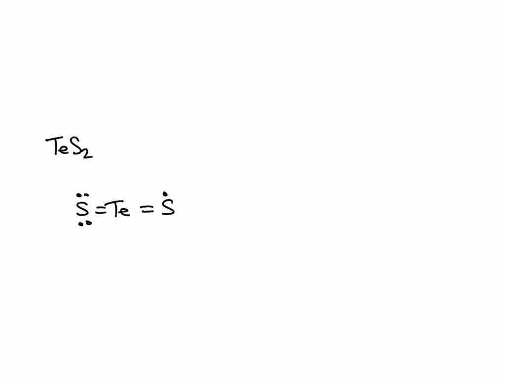 SOLVED: TeS2 polar or nonpolar