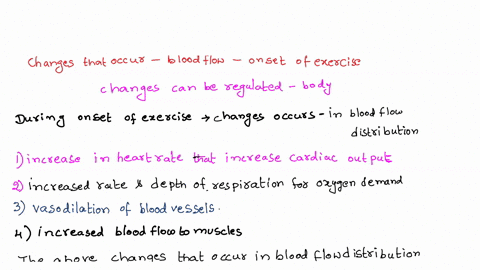 1. Describe the mechanisms explaining how blood flow can...