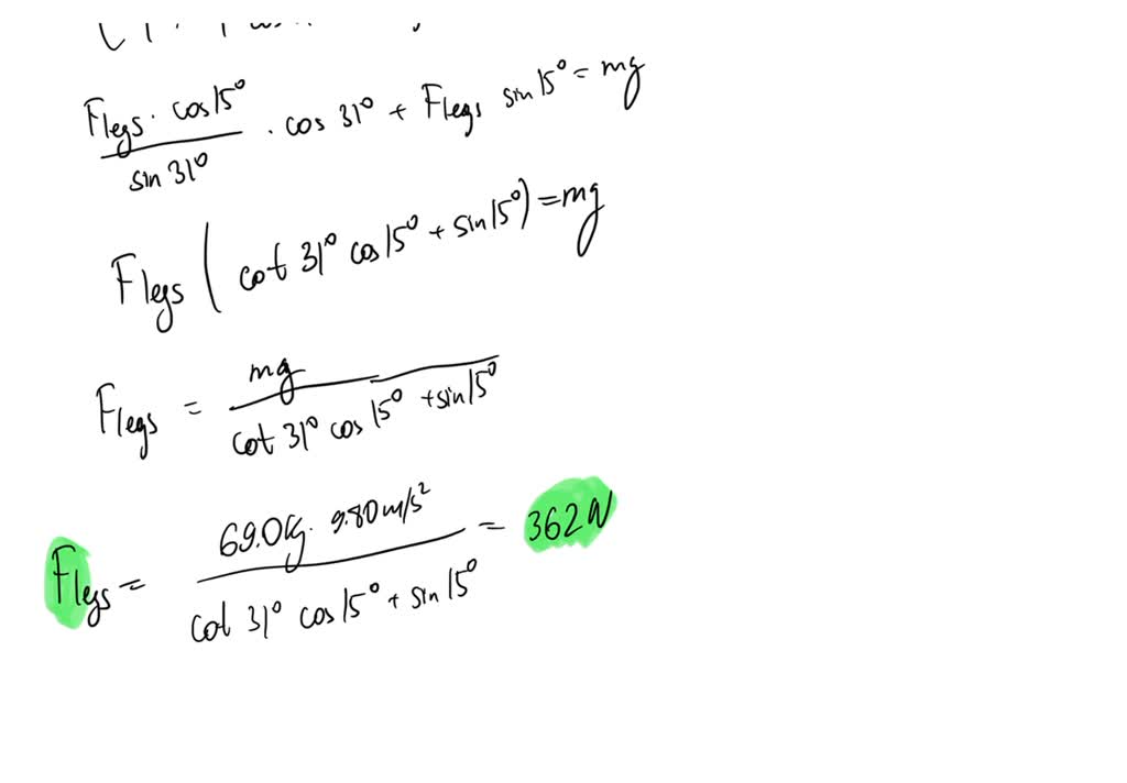 SOLVED: Consider the 69.0 kg mountain climber in the figure 152 (a ...