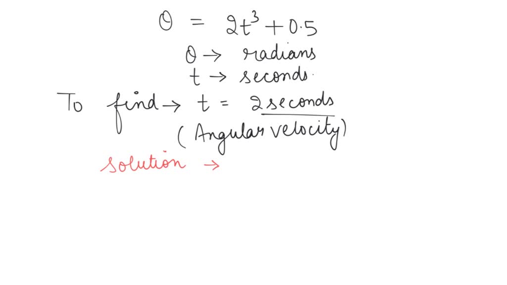 SOLVED: "If the equation for the displacement of a particle moving on a ...