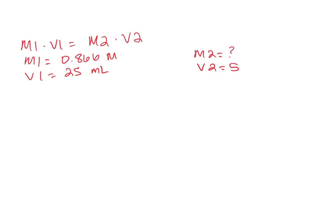 SOLVED: Water is added to 25.0mL of a 0.866 M KNO3 solution until the volume of the solution is ...