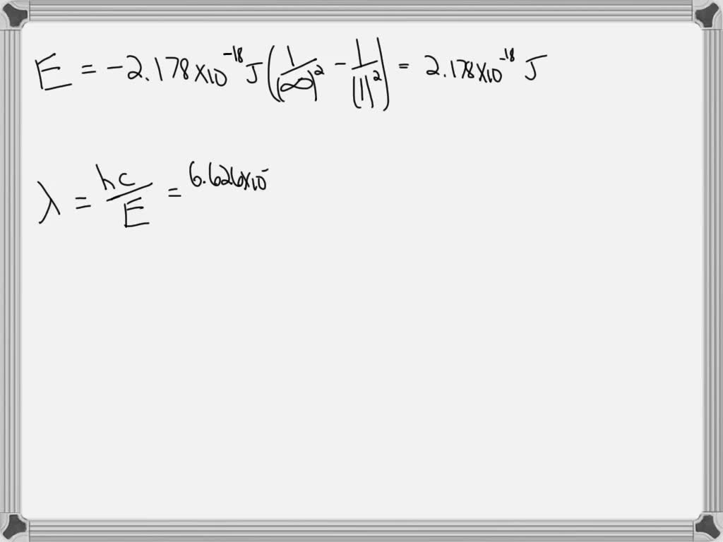 Solved What Is The Maximum Wavelength Of Photon That Will Eject Ground