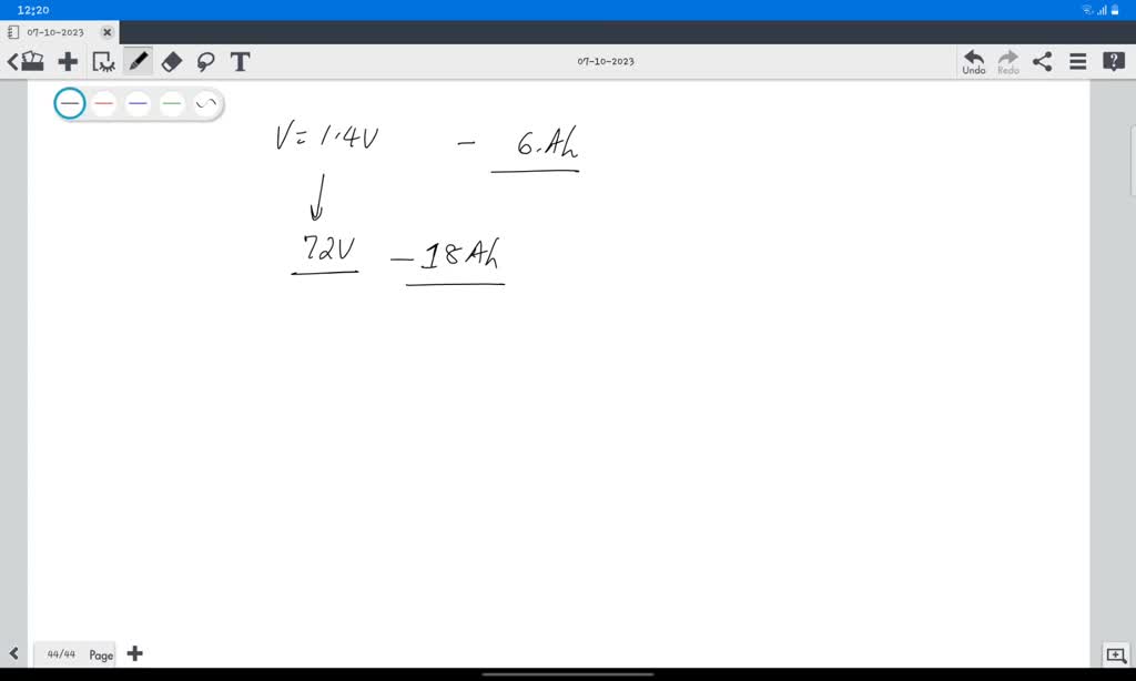 SOLVED: Aluminum-air cells with a nominal voltage of 1.4 V and a capacity of 6 Ah is used to ...