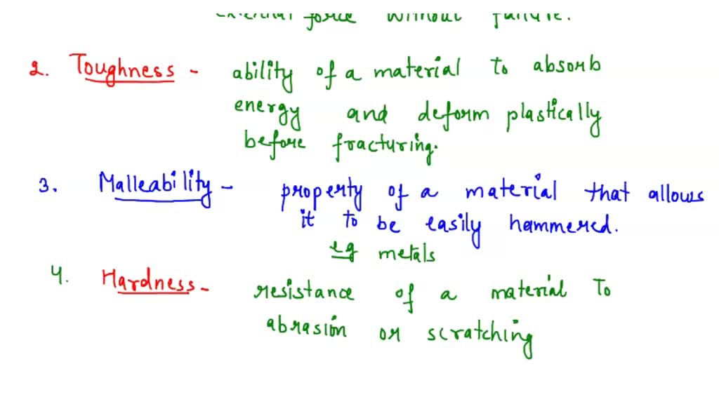 SOLVED: Metal indentation hardness is: Select one: Resistance to ...