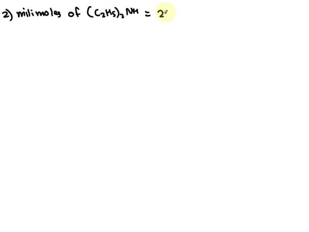 SOLVED: A 22.2 mL sample of 0.276 M triethylamine, (C2H5)3N, is ...