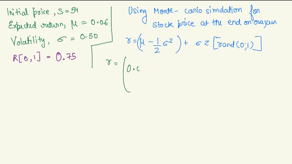SOLVED: Consider a non-dividend-paying stock with volatility 20% providing expected return of 10 ...