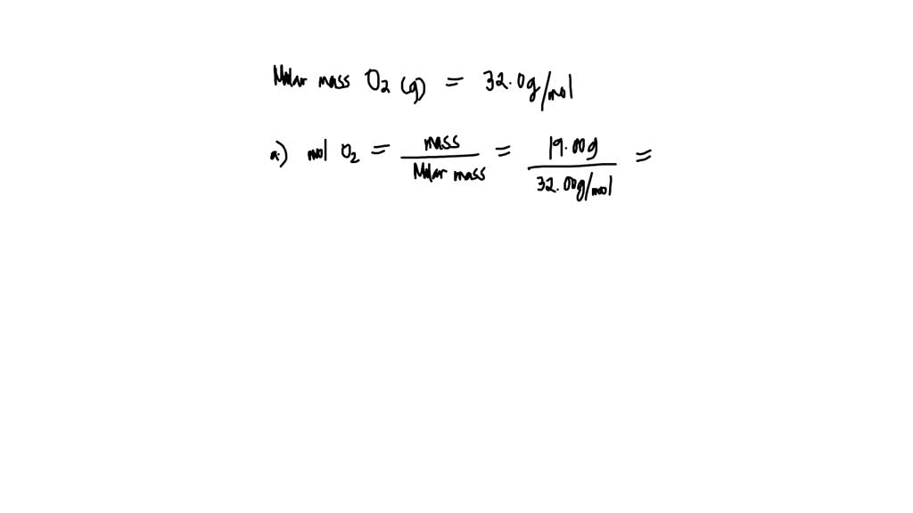 SOLVED: Consider oxygen gas, which is essential to our survival. (a ...