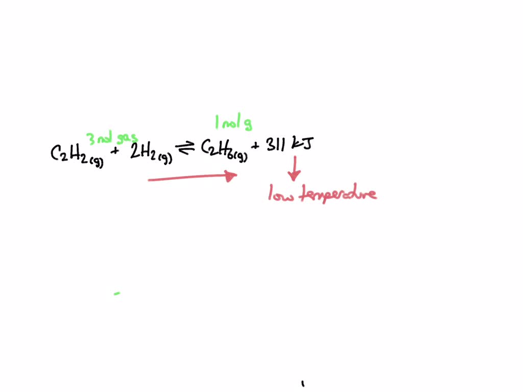 SOLVED: 6. Ethane can be formed by reacting acetylene with hydrogen ...