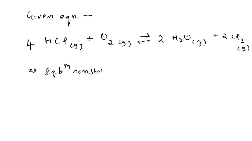 SOLVED: Consider the following equilibrium reaction having gaseous ...