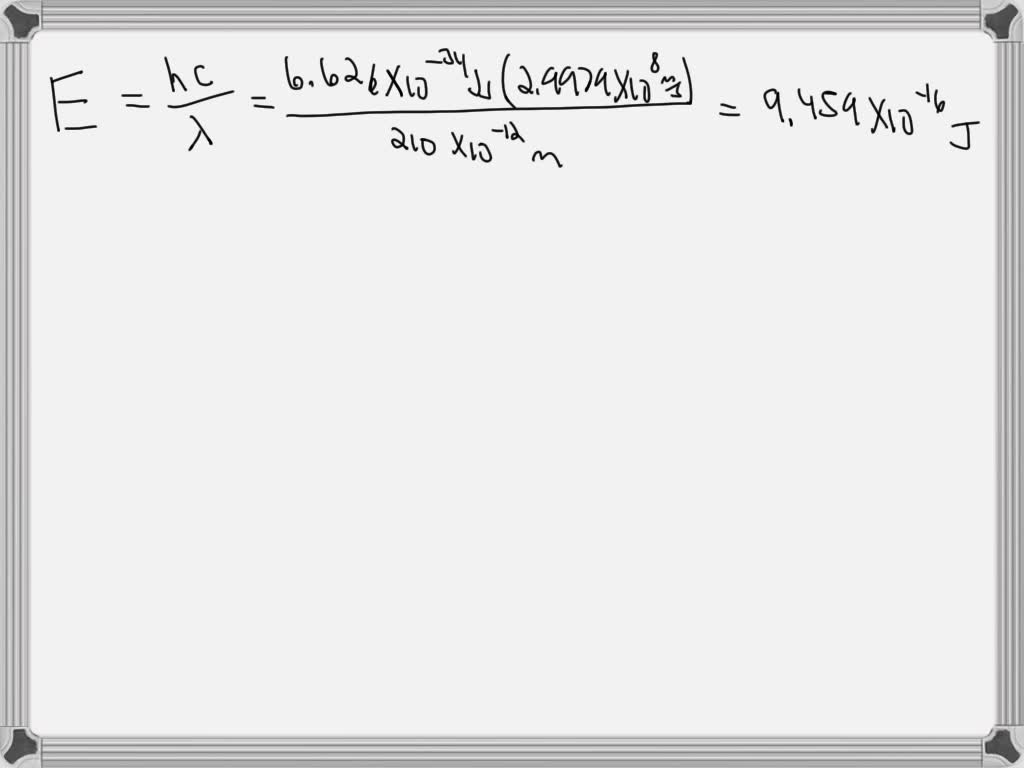 SOLVED: One Einstein is a unit used in spectroscopy that is defined as ...