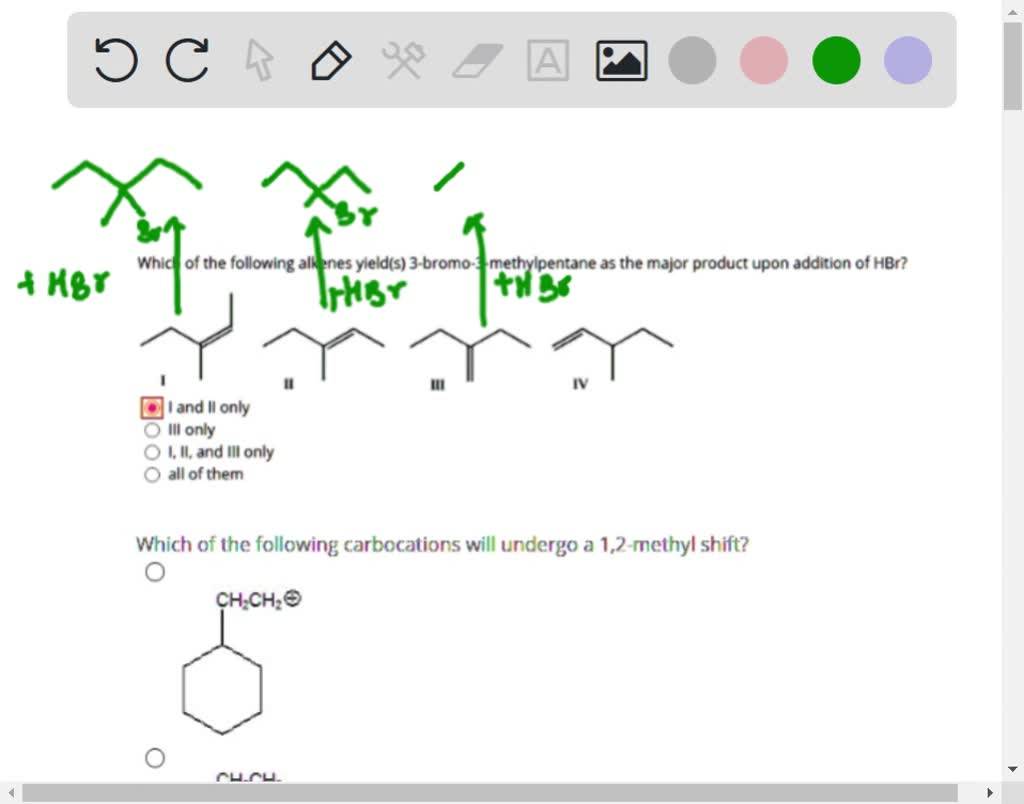 SOLVED: Which molecule would have the lowest heat ofhydrogenation? CHCH; CHCH, b. iii none What ...