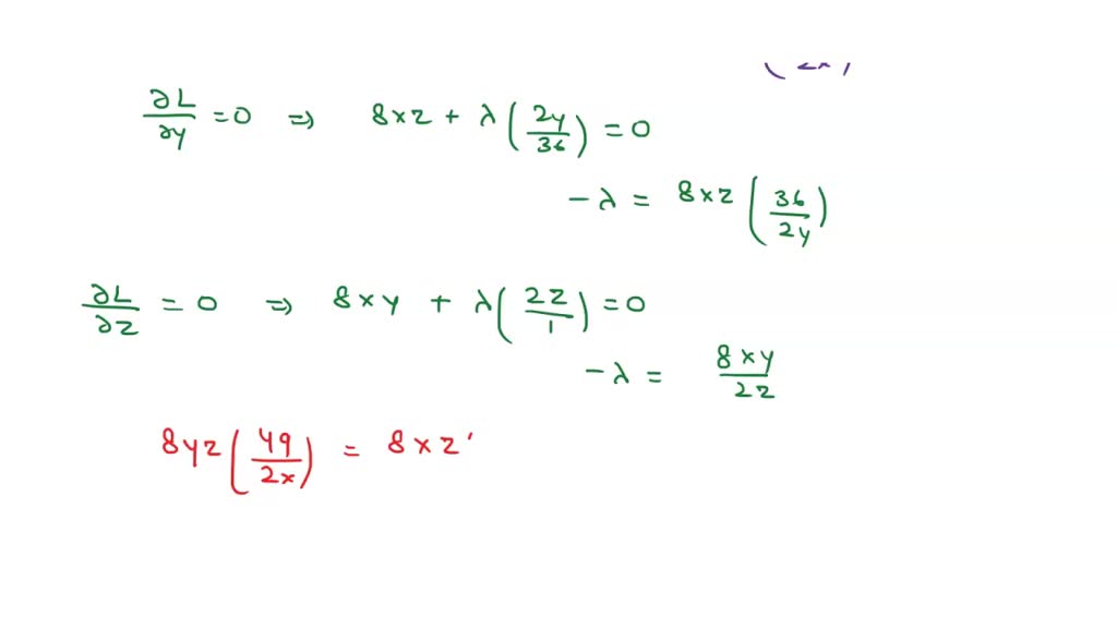 SOLVED: point) Find the volume of the largest rectangular box with edges parallel to the axes ...