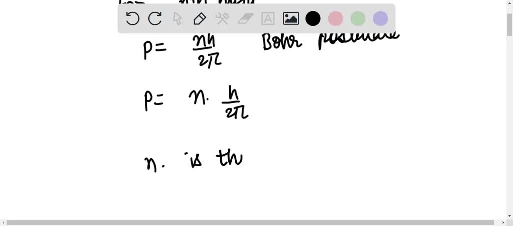 Solved According To Bohrs Atomic Model Angular Momentum Of Electron