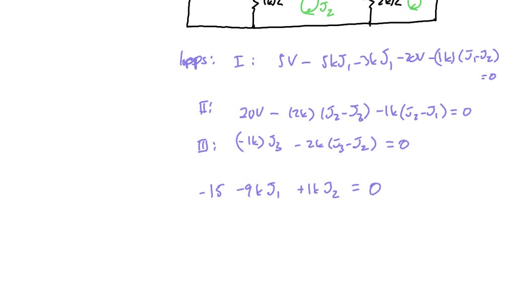 SOLVED: Problem 3: Question Consider the circuit diagram below. Solve ... SOLVED: Problem 3: Question Consider the circuit diagram below. Solve ...