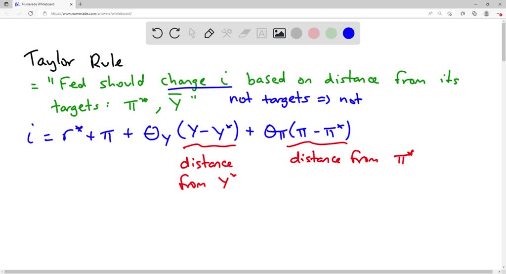 SOLVED: Macroeconomics help - Taylor rule! 10) According to the Taylor ...