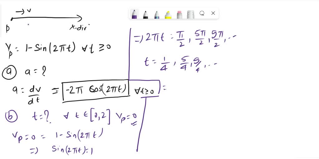 SOLVED: For #8-10, a particle moves along the x-axis so that its ...