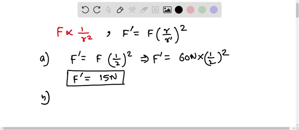 Solved Coulombs Law States That The Electric Force Between Two