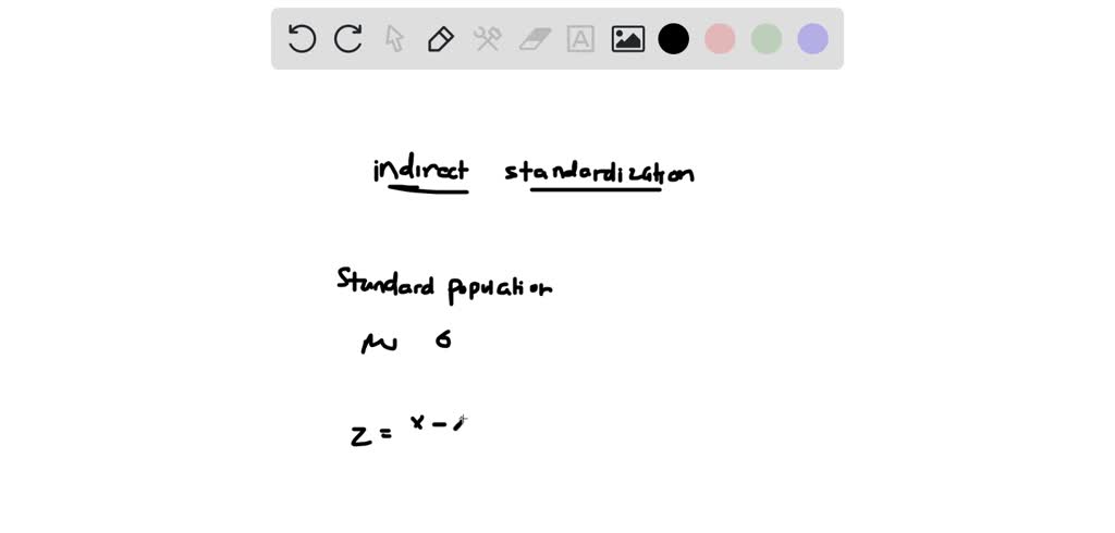 SOLVED: Indirect Method of Standardization You apply the age specific ...