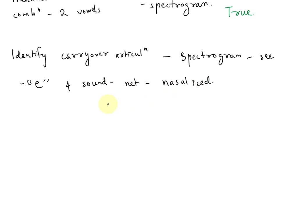 SOLVED: A diphthong and glide may exhibit similar visual ...