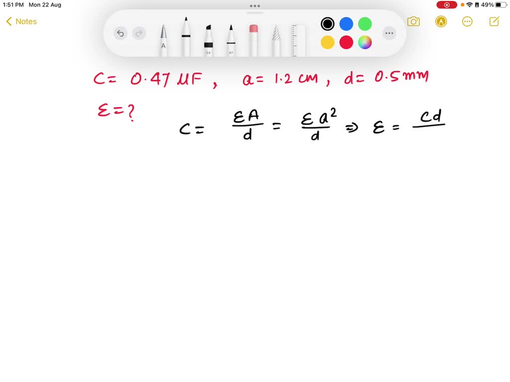 SOLVED: 1-Two insulator material with Ki and Kz dielectric constant ...