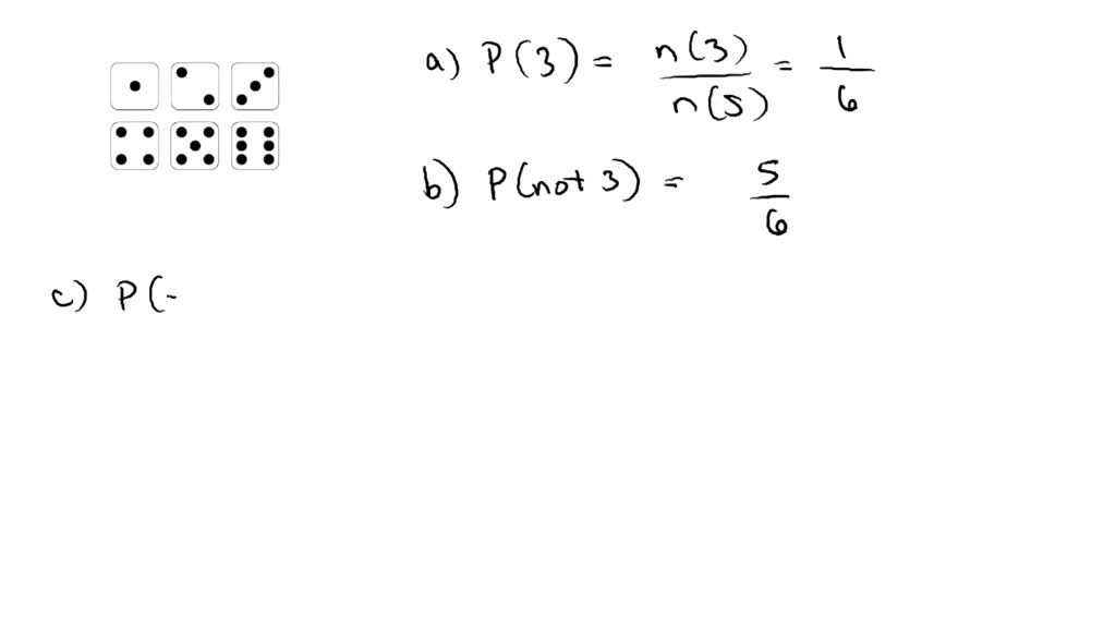SOLVED: Book A single, six-sided die is rolled. Find the probability of rolling an even number ...