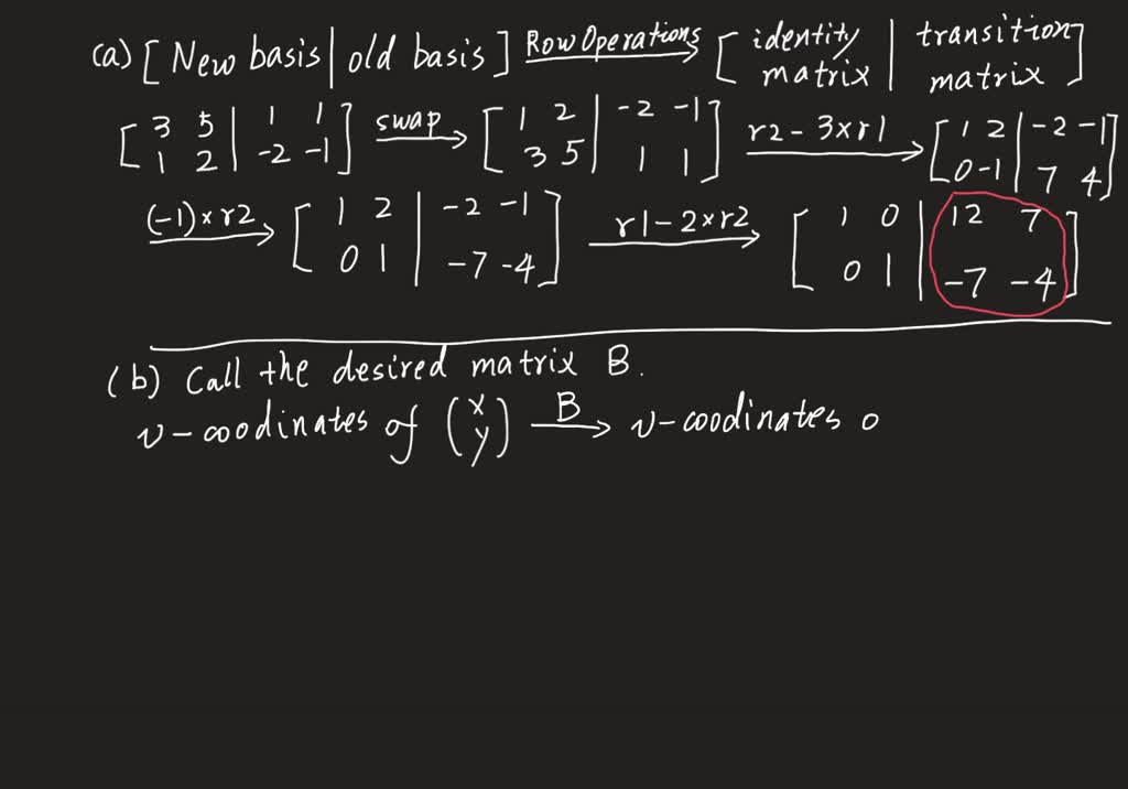 SOLVED: Let U] U2 2 and U1 =[4] 02 [4J and let L be a linear operator on R2 whose matrix ...
