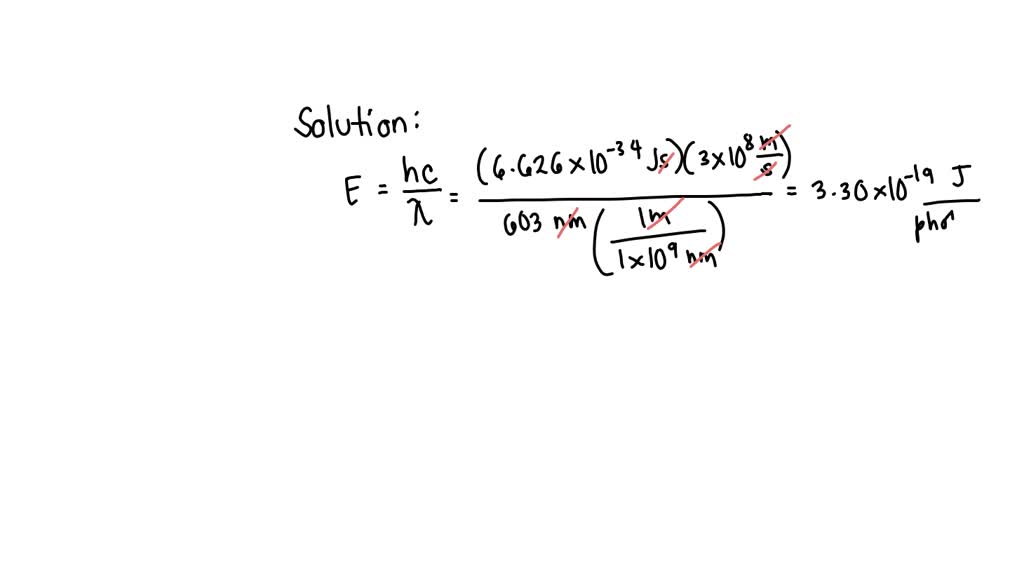SOLVED: If a beam of light of wavelength 828.3 nm has an energy of 12 ...
