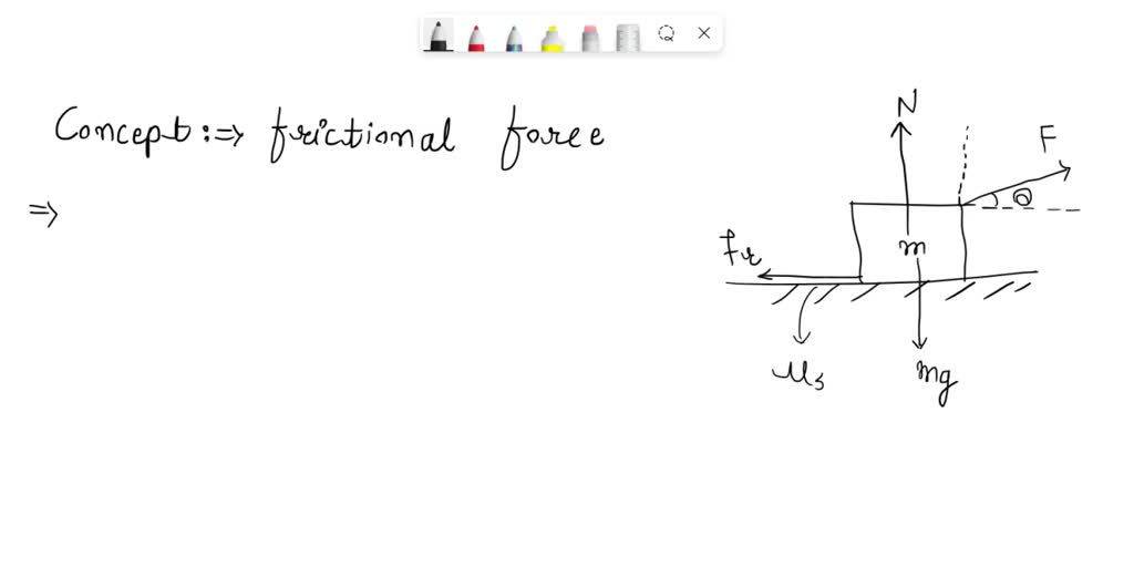 SOLVED: How to calculate magnitude of frictional force?