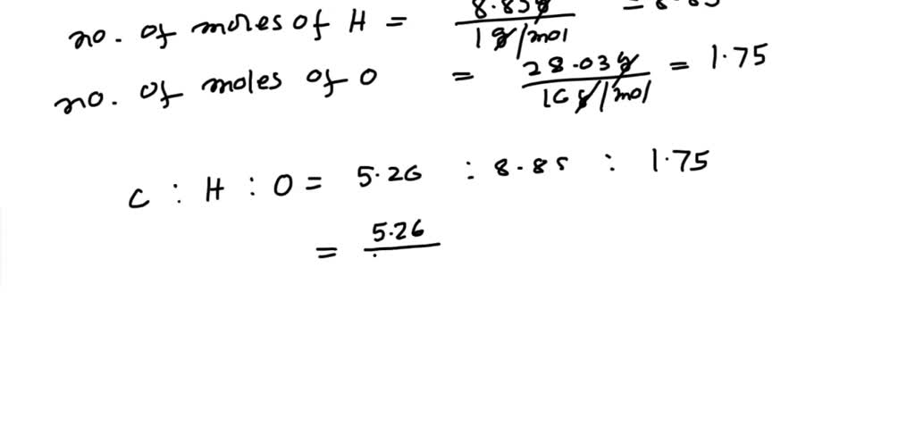 SOLVED: a. Determine the empirical formula of a compound with 63.12% ...
