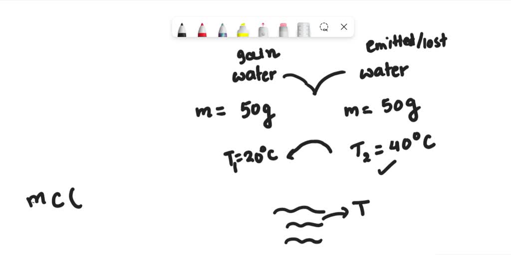 SOLVED: Determine the final temperature of a mixture of 50 grams of ...