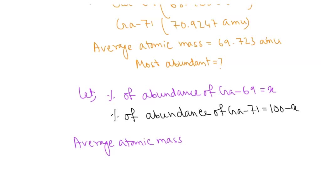 SOLVED: 'Question 1 (1 point) The element gallium has two naturally ... SOLVED: 'Question 1 (1 point) The element gallium has two naturally ...