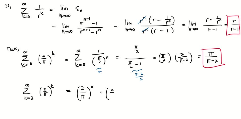 SOLVED: Section 9.2, Series. A Series (Or Infinite Series) is obtained ...