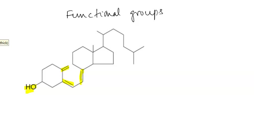 SOLVED: ldentify all of the functional groups in each of the following compounds: H3C. CH3 "H ...