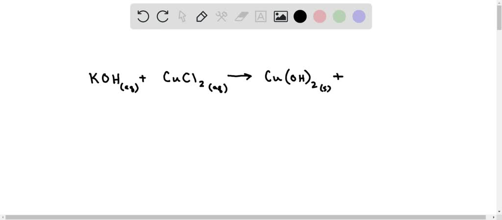 SOLVED: When aqueous solutions of copper(II) chloride and potassium ...