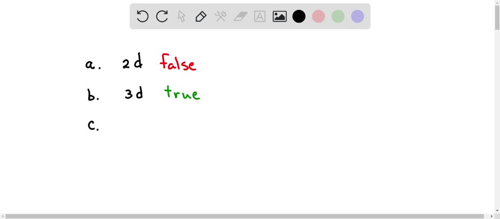 SOLVED: Text: State The Following True Or False Designation, 03/10/2024