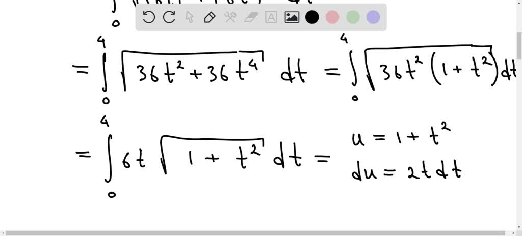SOLVED: Find the exact length of the curve described by the parametric ...