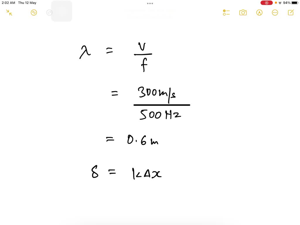 SOLVED: What is the process to solve it? BEGINNERS BUL A wave has a speed of 300 m/sec and ...