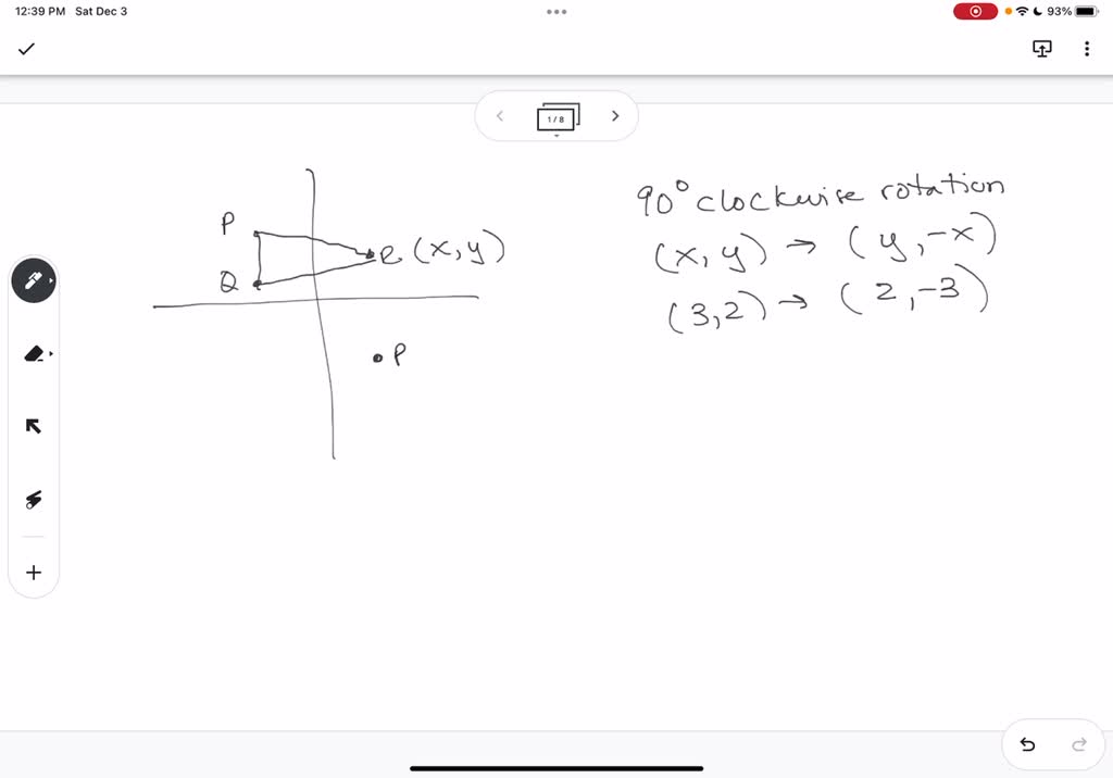 SOLVED: Triangle PQR is shown on the set of axes below: Which quadrant will contain point R ...