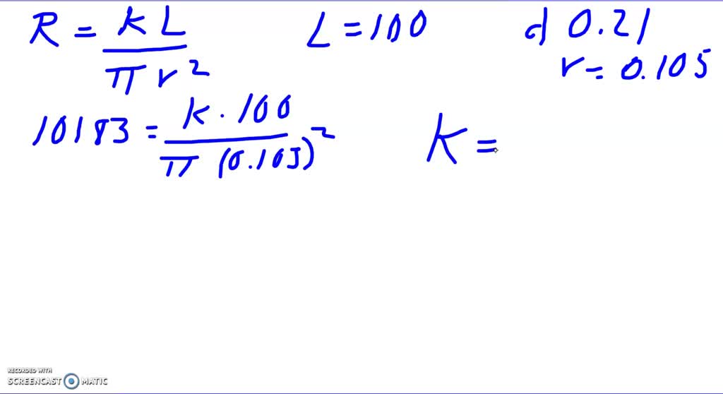 SOLVED: The resistance, R, of a wire varies directly as its length and inversely as the square ...