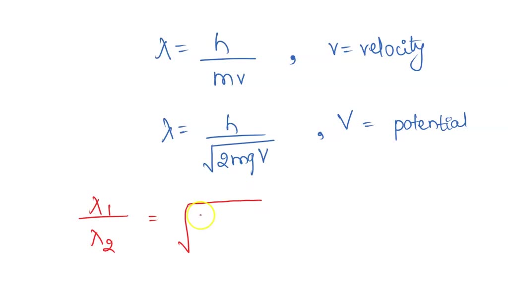 SOLVED: If proton and a -particles are accelerated by the same potential difference, then their ...