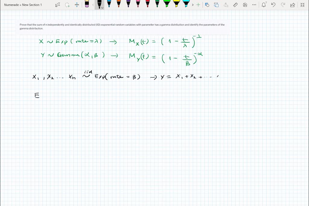 SOLVED: Prove that the sum of n independently and identically ...
