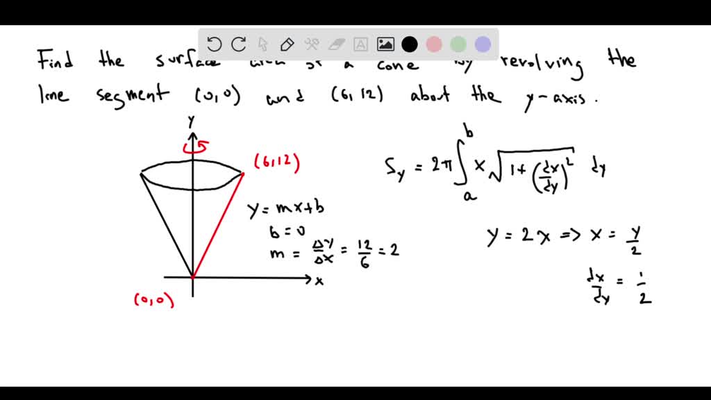 SOLVED: 9. Find the surface area of an icecream cone created by ...