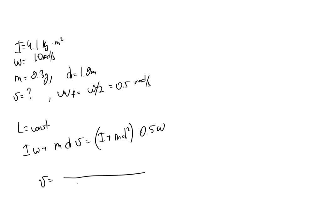 SOLVED: A turntable has rotational inertia (I = 4.1 kgÂ·m^2) and is rotating with angular speed ...