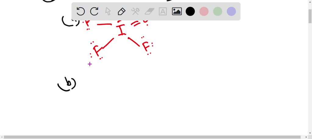 SOLVED: 5. Consider the molecule IOF3 a) Draw a 3D representation of ...