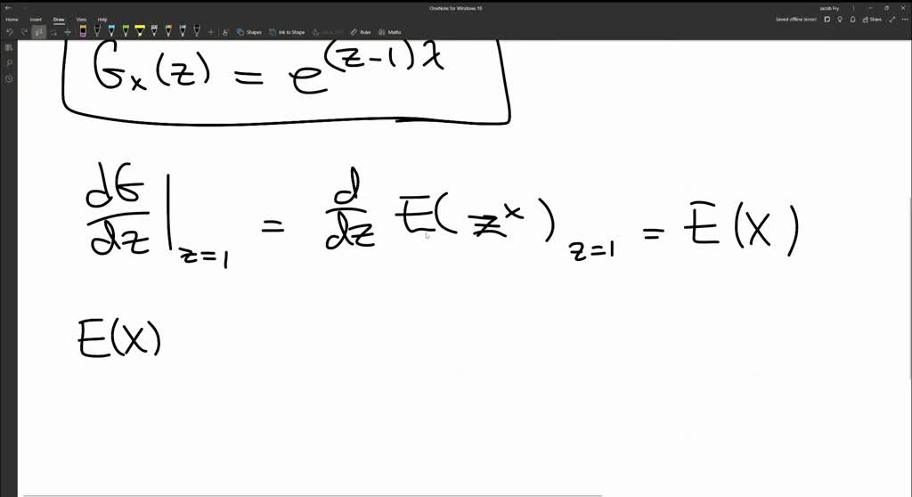 Solved Derive The Formulas For The Mean And The Variance Of The