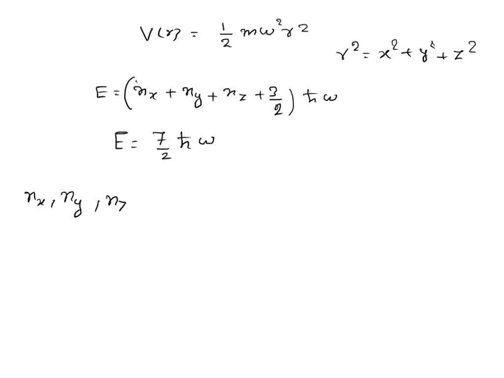 Solved A Particle Of Mass M And Spin Zero Is In A Three Dimensional