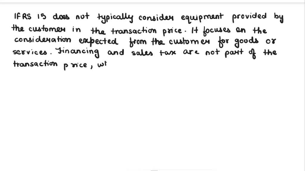 SOLVED: The Significance of the Emergence of IFRS as Global Standards ...