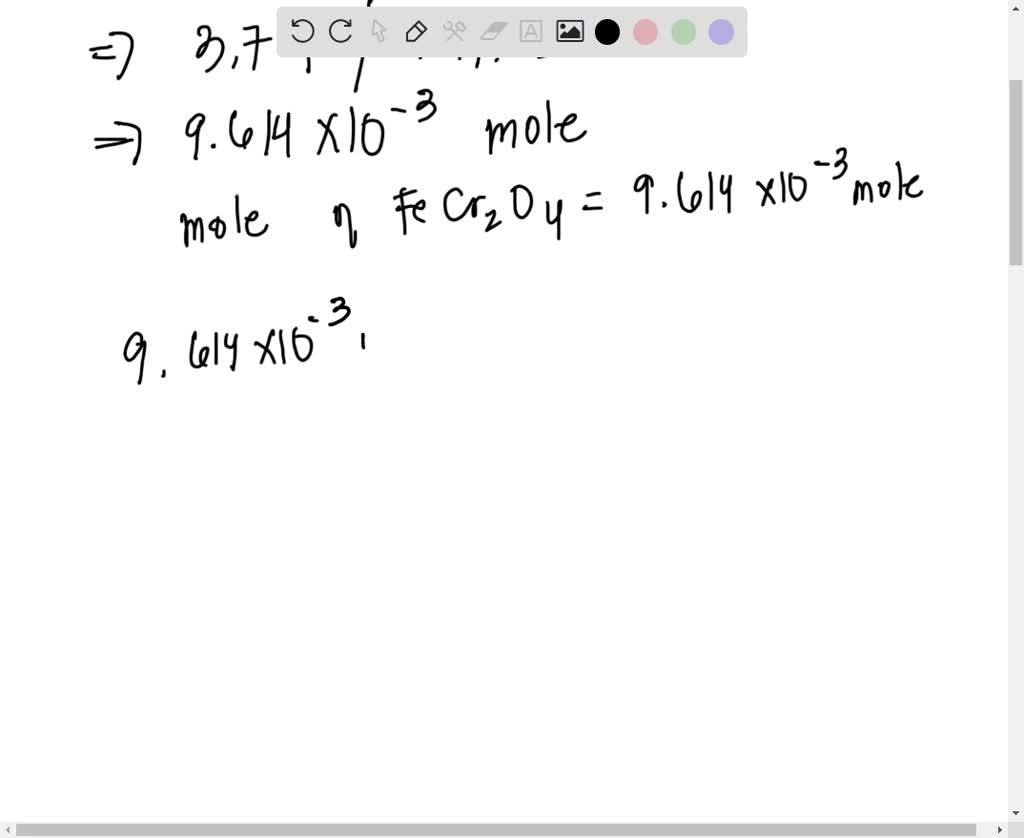 SOLVED: Calculate the theoretical mass of potassium trioxalatoferrate ...