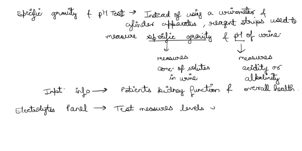 SOLVED: The following clinical tests were preformed, using samples of ...