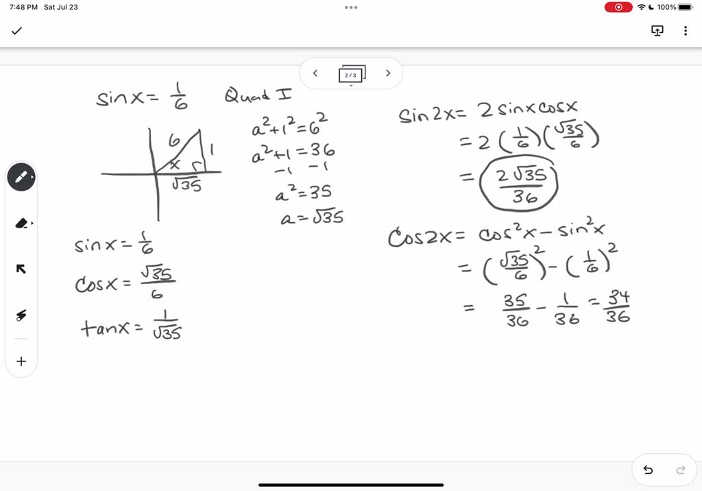SOLVED If These Two Angles Are In The 2nd Quadrant Determine The SOLVED If These Two Angles Are In The 2nd Quadrant Determine The